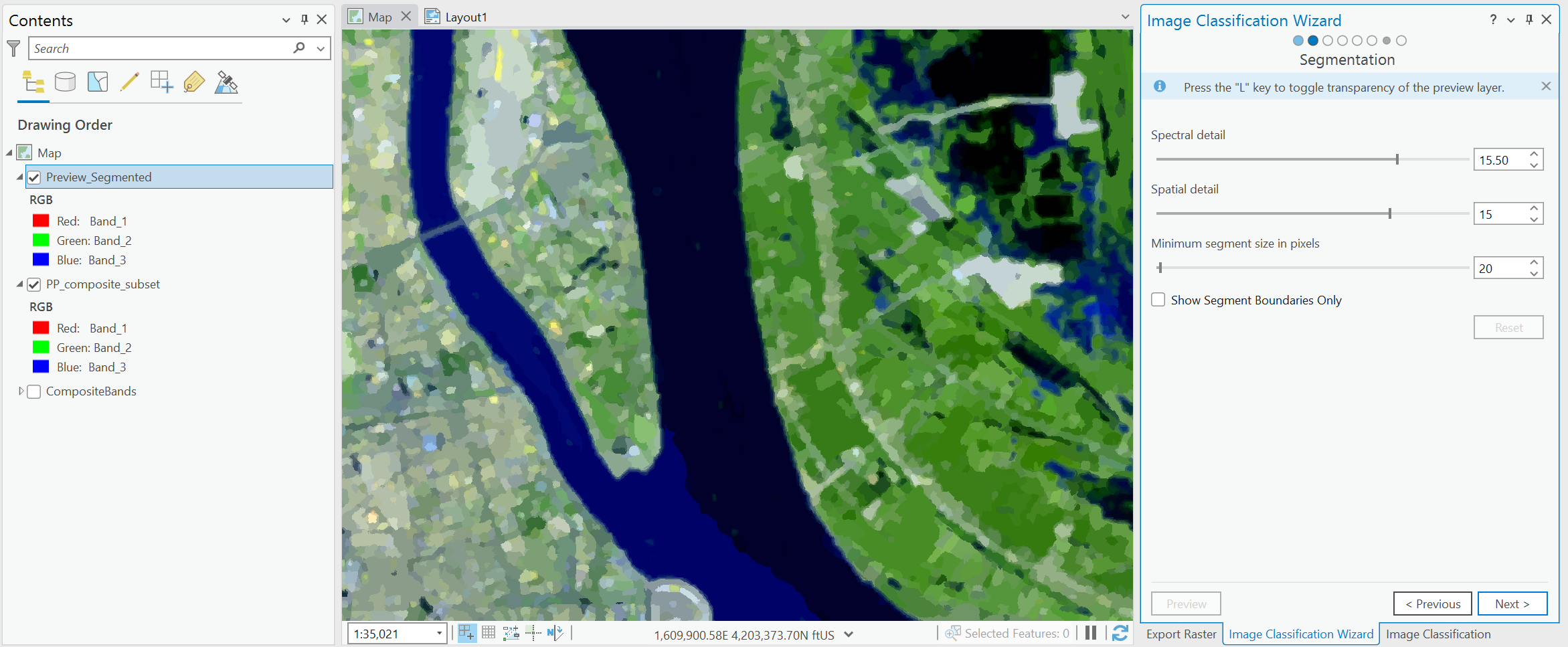 Using Esri’s Image Classification Wizard — mapping 101