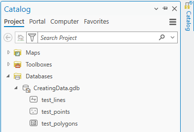 Creating New Vector Datasets — mapping 101