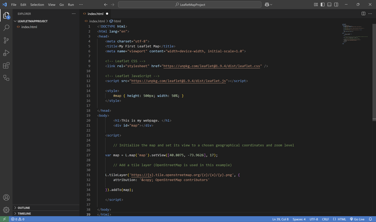 Getting Started with Leaflet — mapping 101