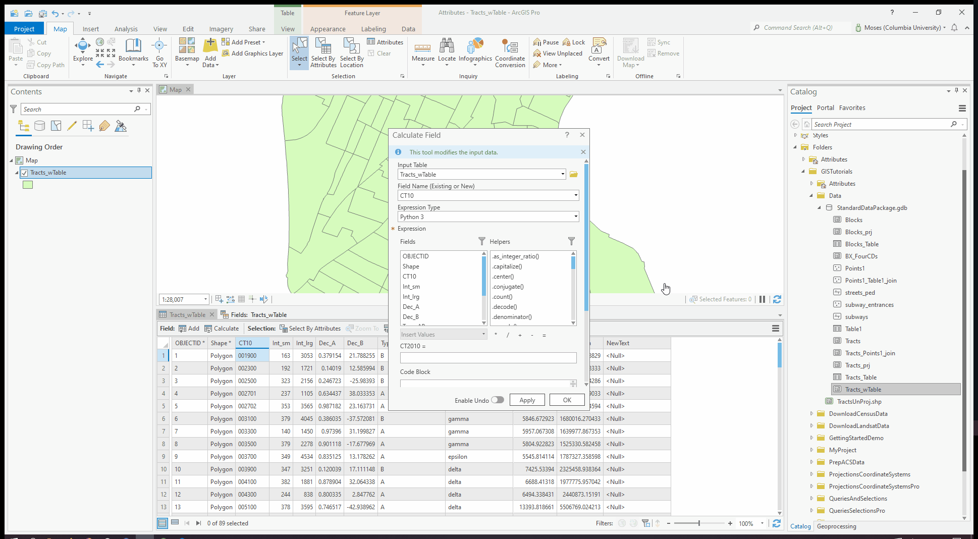 Copying Values to a New Field — mapping 101