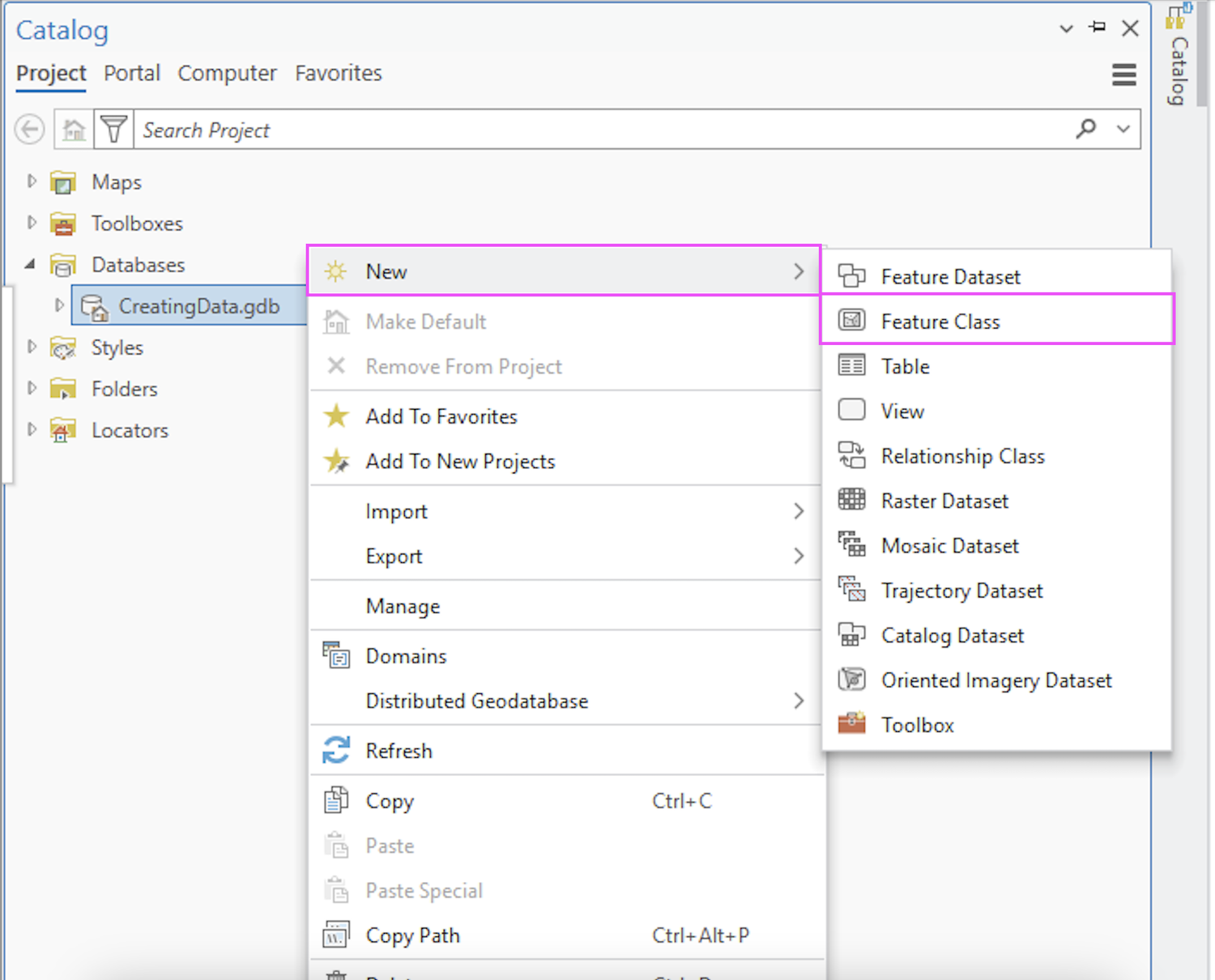 Creating New Vector Datasets — mapping 101