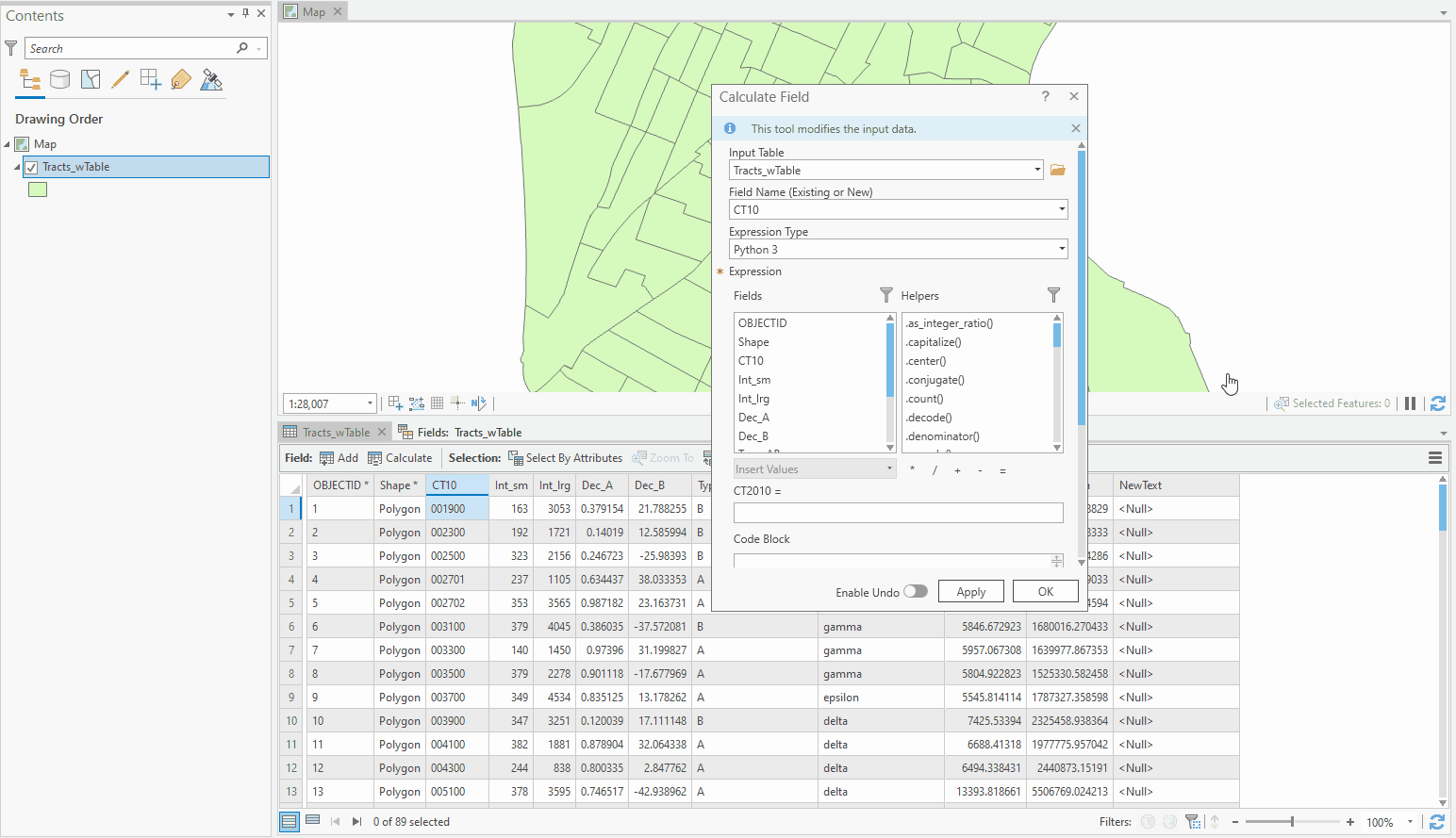 Copying Values to a New Field — mapping 101