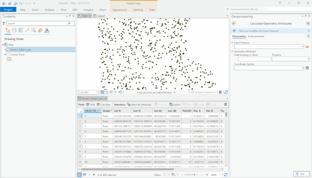 Calculating Geometry Attributes of Vector Features — mapping 101