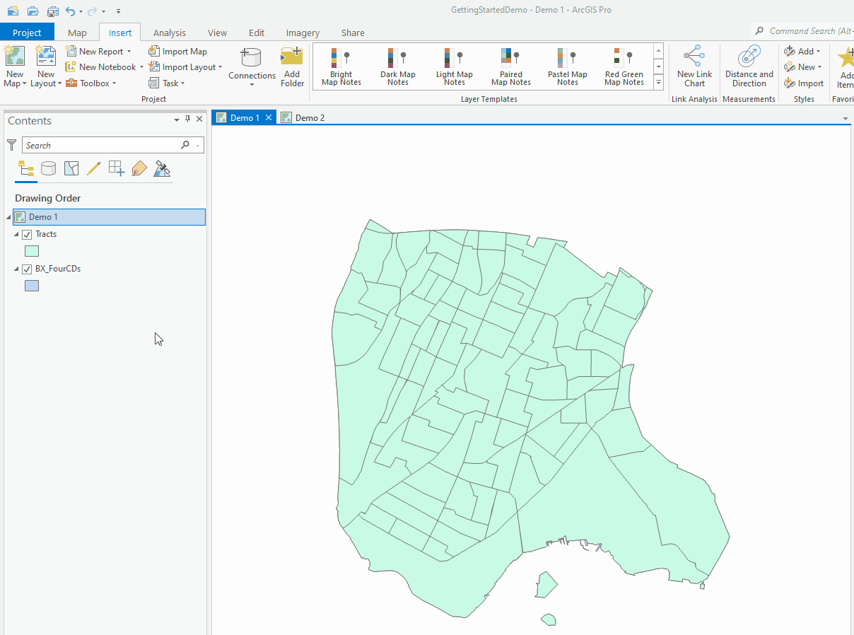 Map Views in ArcGIS Pro — mapping 101