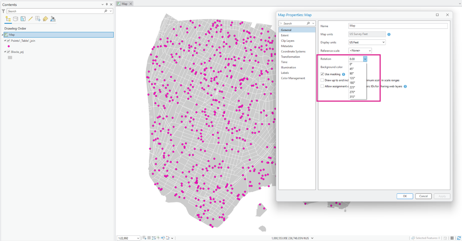Rotating a Map — mapping 101