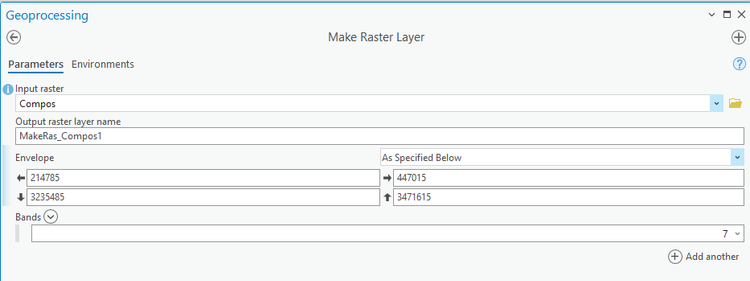 Making a Raster Layer from a Multiband Raster Dataset — mapping 101