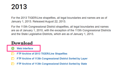Downloading TIGER/Line Shapefiles through the web — mapping 101