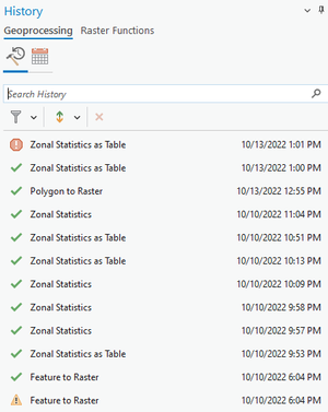Accessing Geoprocessing History & Results — mapping 101