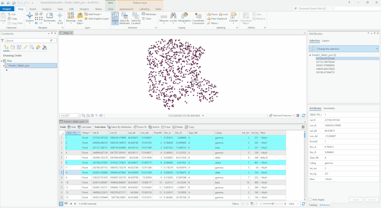 Interactive Selections & Other Selection Basics — mapping 101