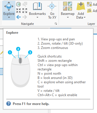 The ArcGIS Pro Interface — mapping 101