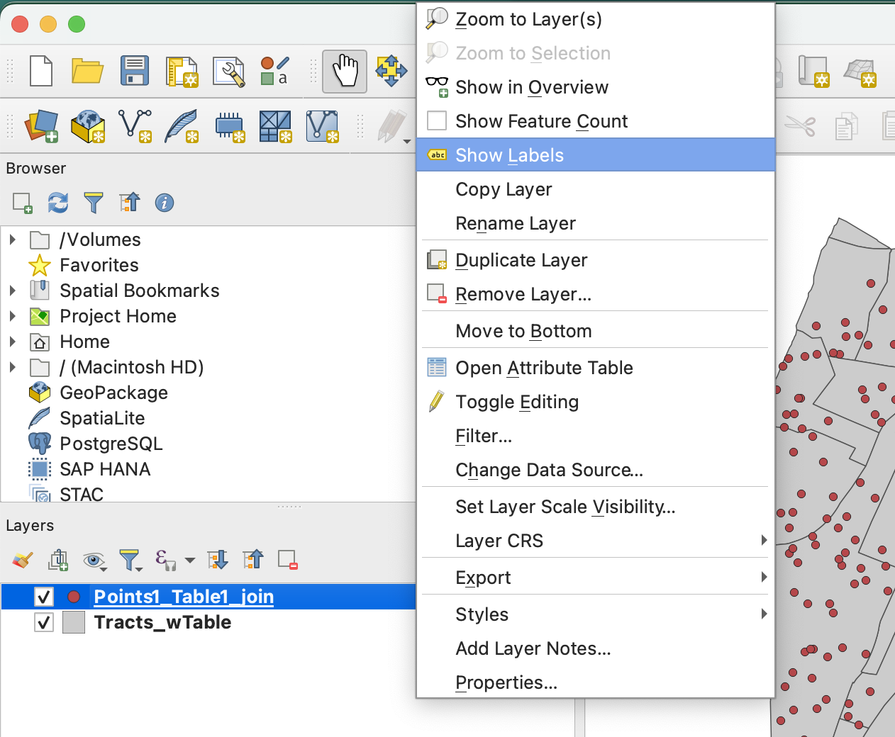 Labeling Features with Attributes — mapping 101
