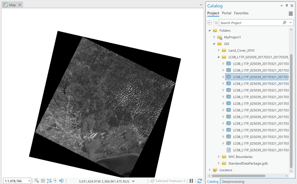 Creating a Composite Band Raster Dataset — mapping 101