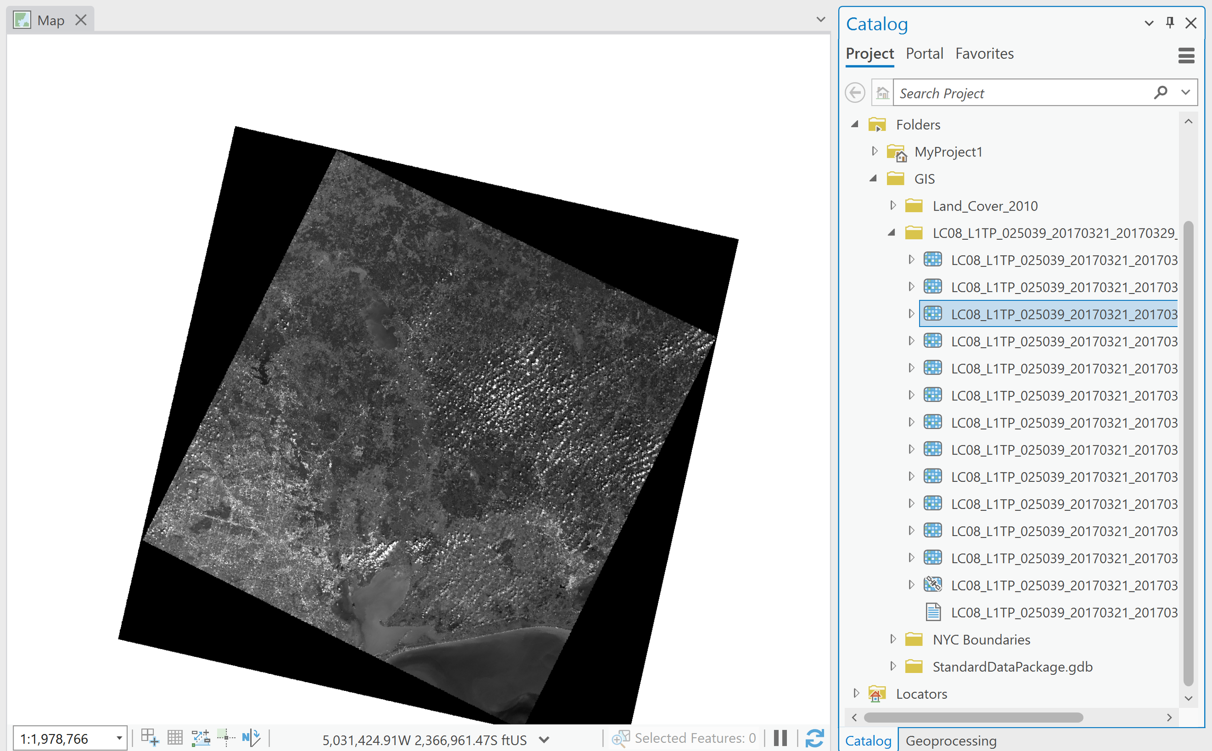 Creating a Composite Band Raster Dataset — mapping 101