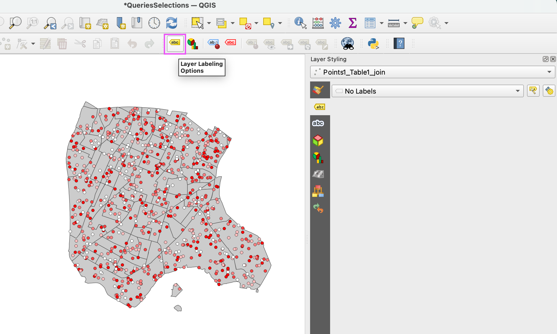 Labeling Features with Attributes — mapping 101