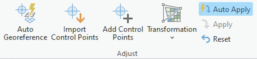 the Georeferencing Menu in ArcGIS Pro — mapping 101