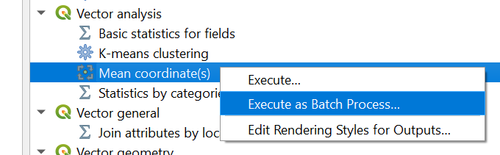 Batch Processing (almost) any tool in QGIS — mapping 101