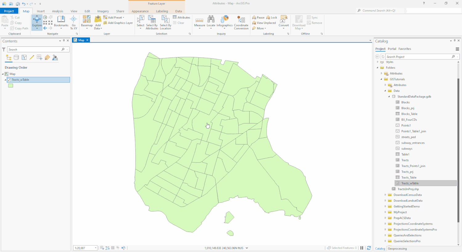 Accessing Feature Attributes — mapping 101
