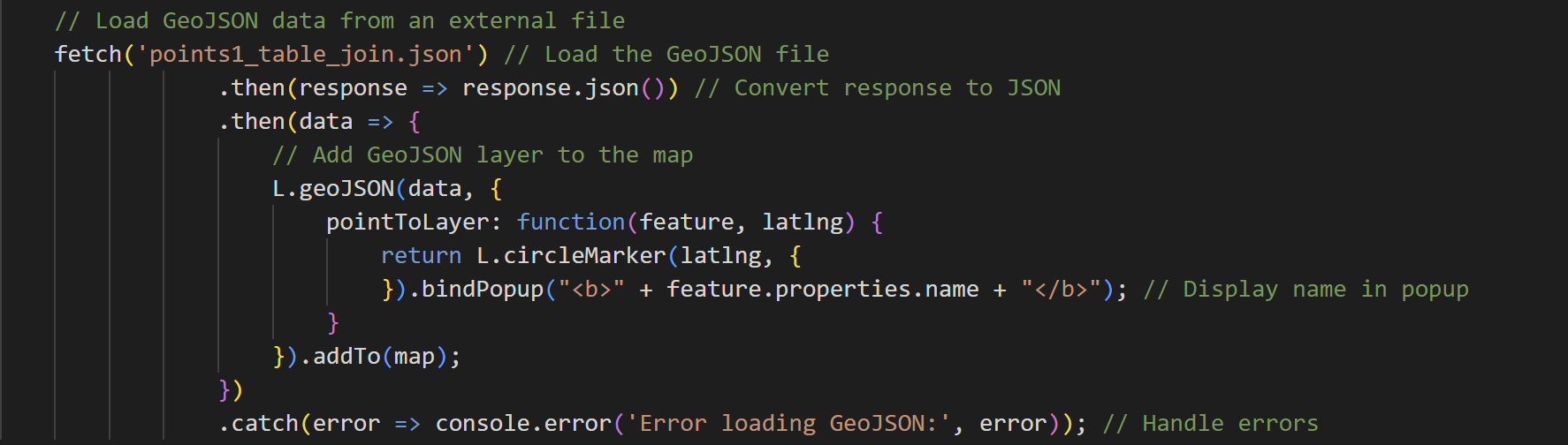 Adding GeoJSON Points to a Leaflet Map — mapping 101