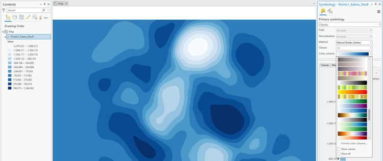 Classified Quantitative Symbology for Raster Datasets — mapping 101