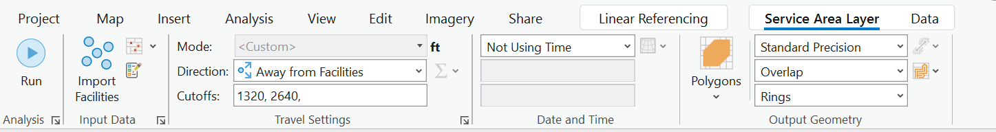 Making a Service Area Analysis Layer — mapping 101