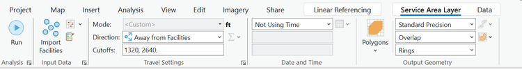 Making a Service Area Analysis Layer — mapping 101