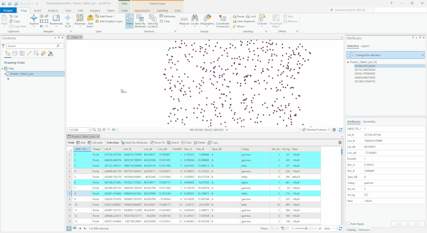 Interactive Selections & Other Selection Basics — mapping 101