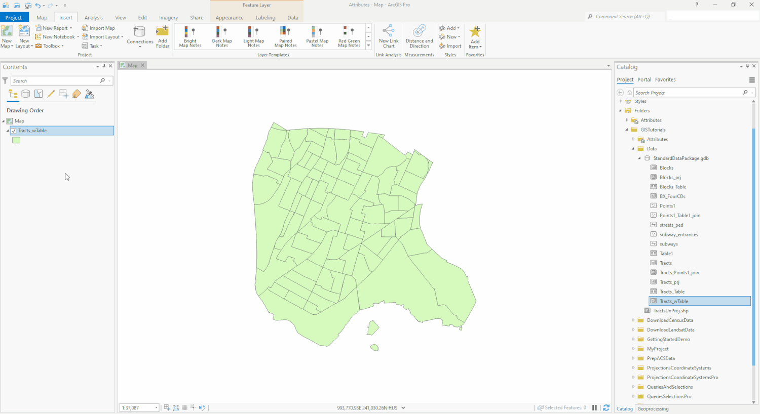 Accessing Feature Attributes — mapping 101