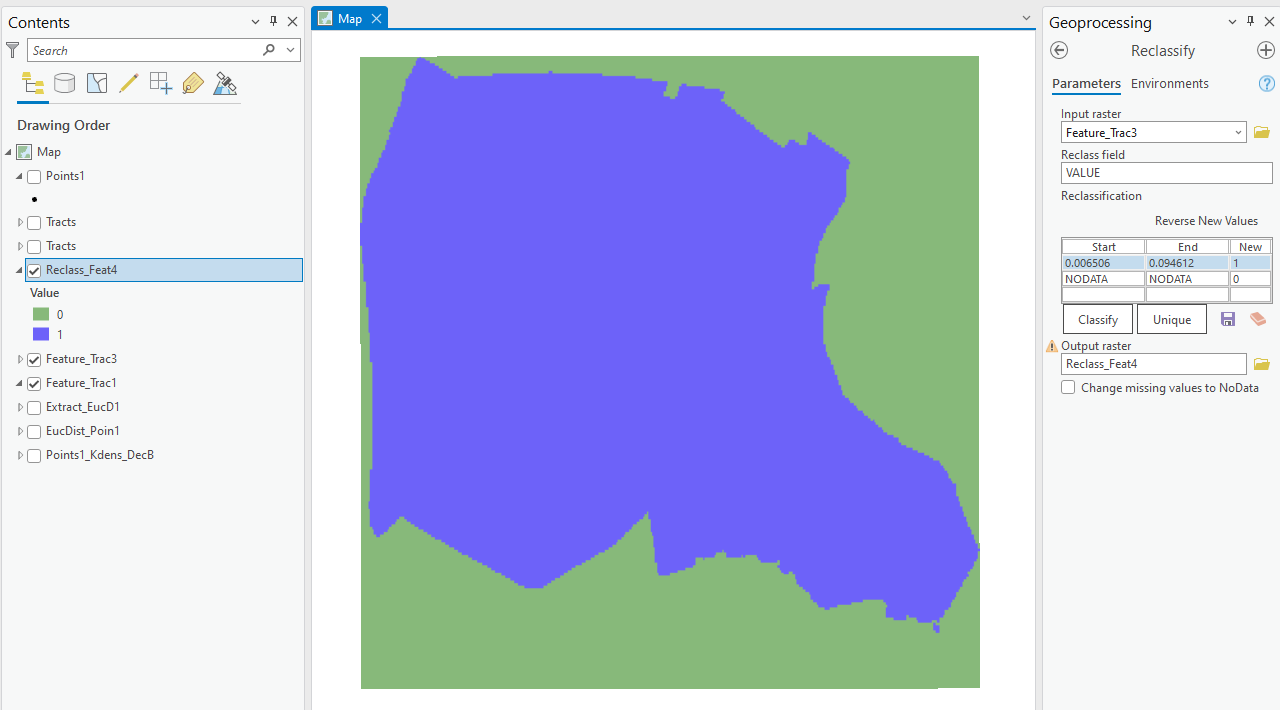 Reclassifying Rasters — mapping 101