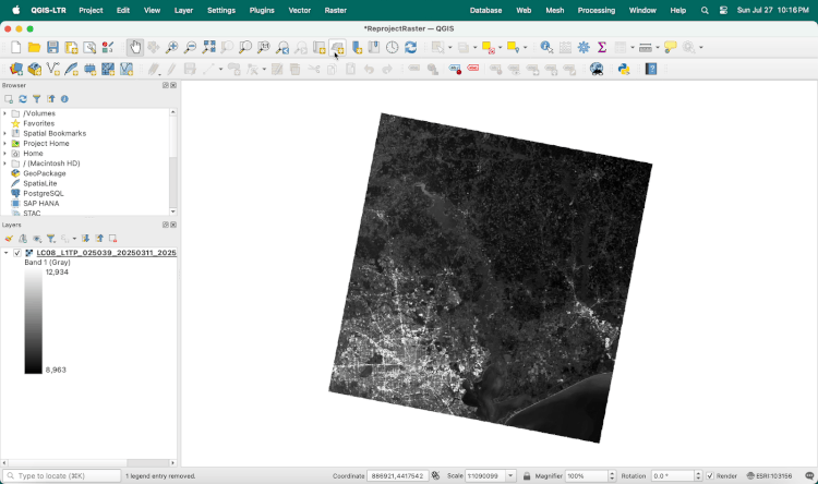 Reprojecting Spatial Data — mapping 101