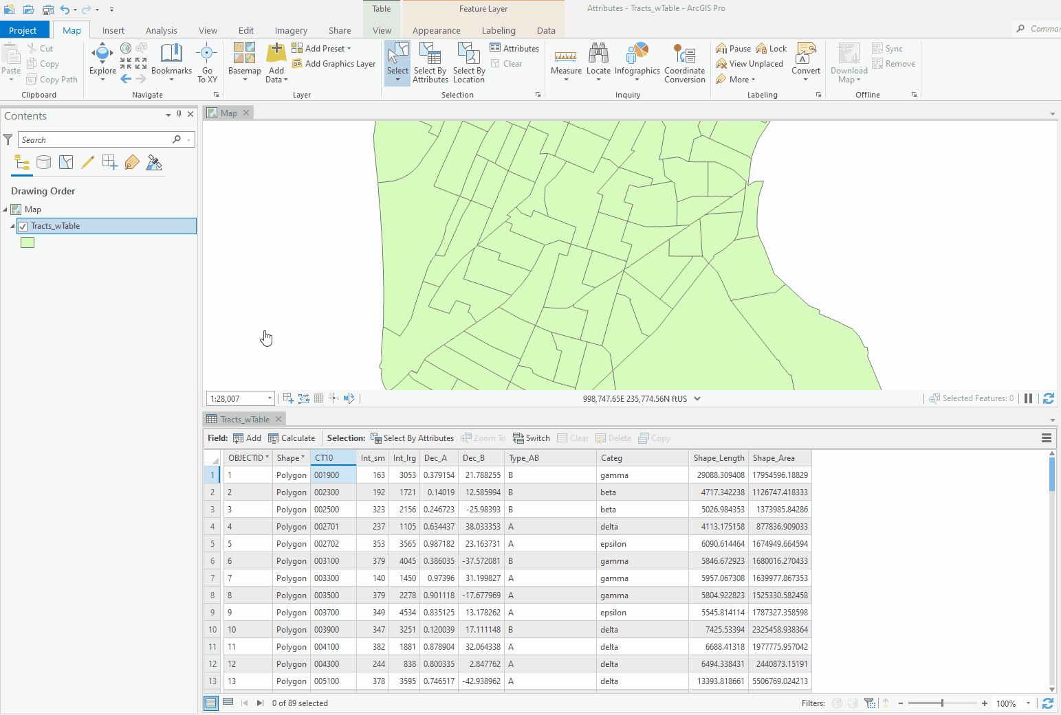 Adding & Calculating Fields in an Attribute Table — mapping 101