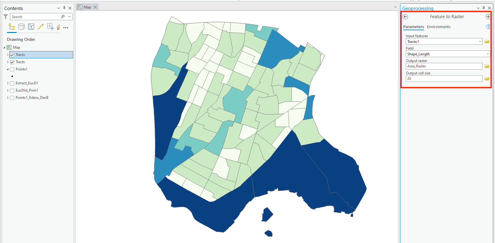 Converting Vector Features to Rasters — mapping 101