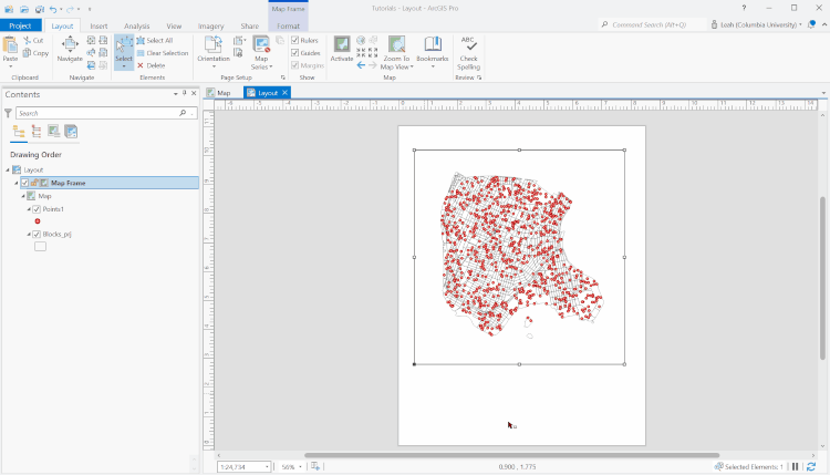 the Layout View & Map Frames — mapping 101
