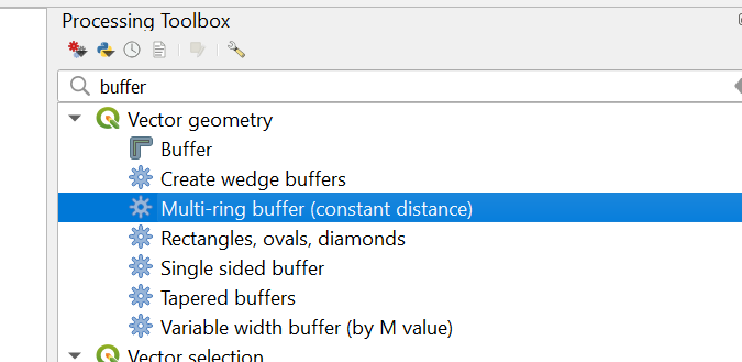 Creating Multi-Ring Buffers with a constant distance — mapping 101