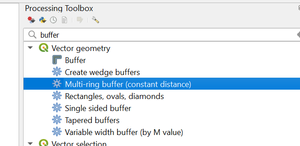 Creating Multi-Ring Buffers with a constant distance — mapping 101