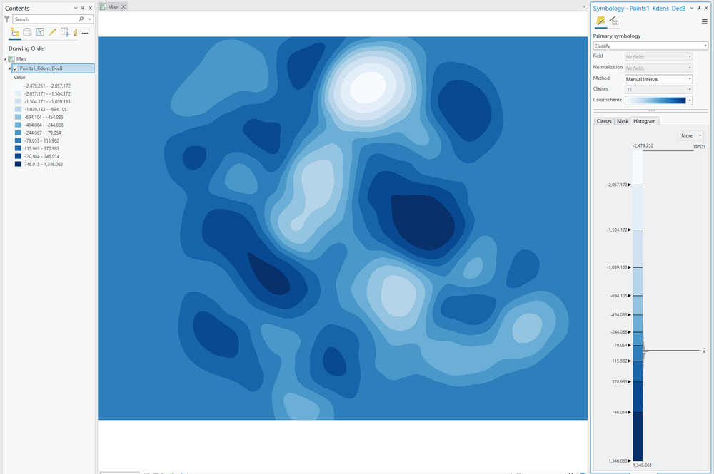 Classified Quantitative Symbology for Raster Datasets — mapping 101
