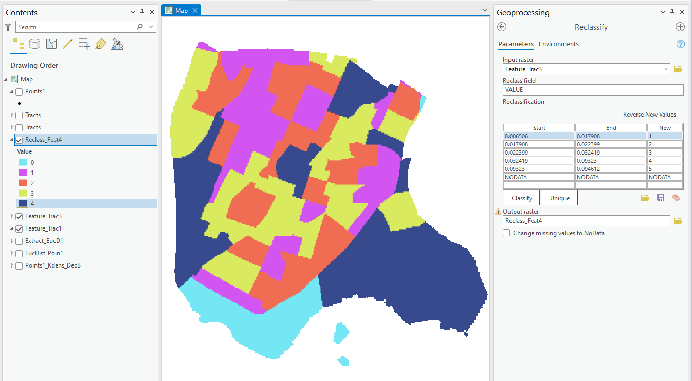 Reclassifying Rasters — mapping 101