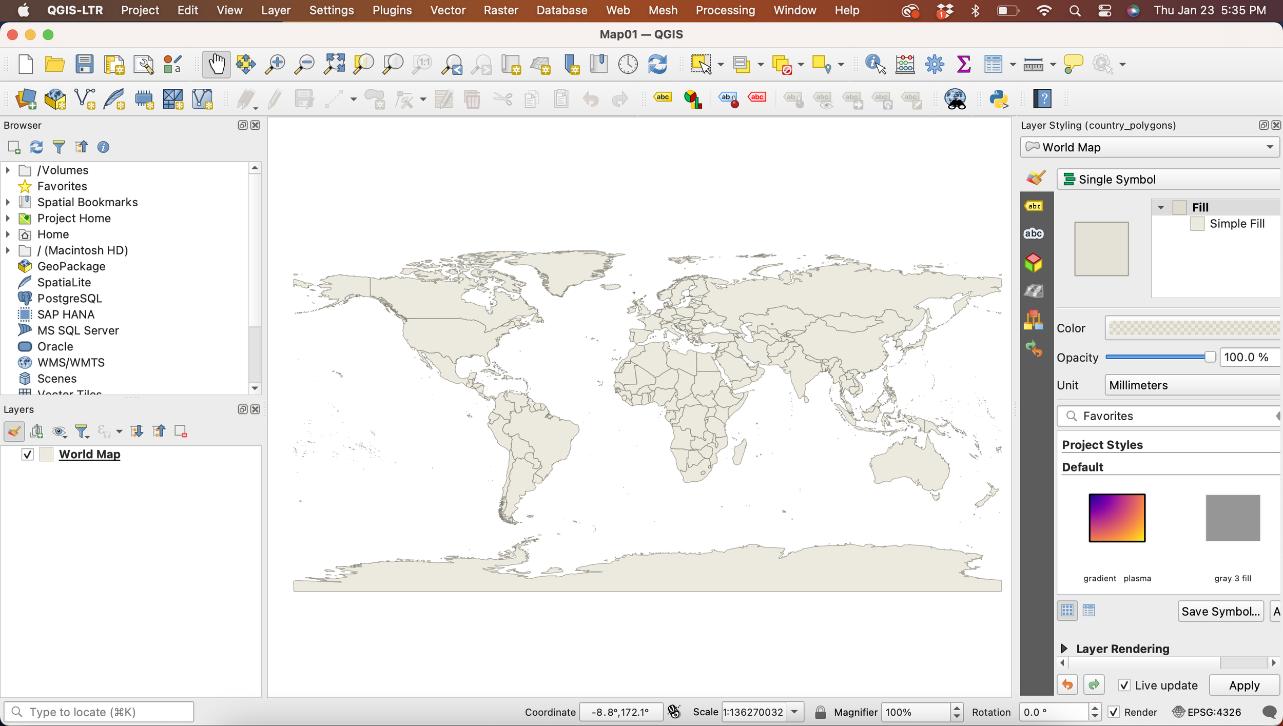 Getting Started and Basic Settings — mapping 101