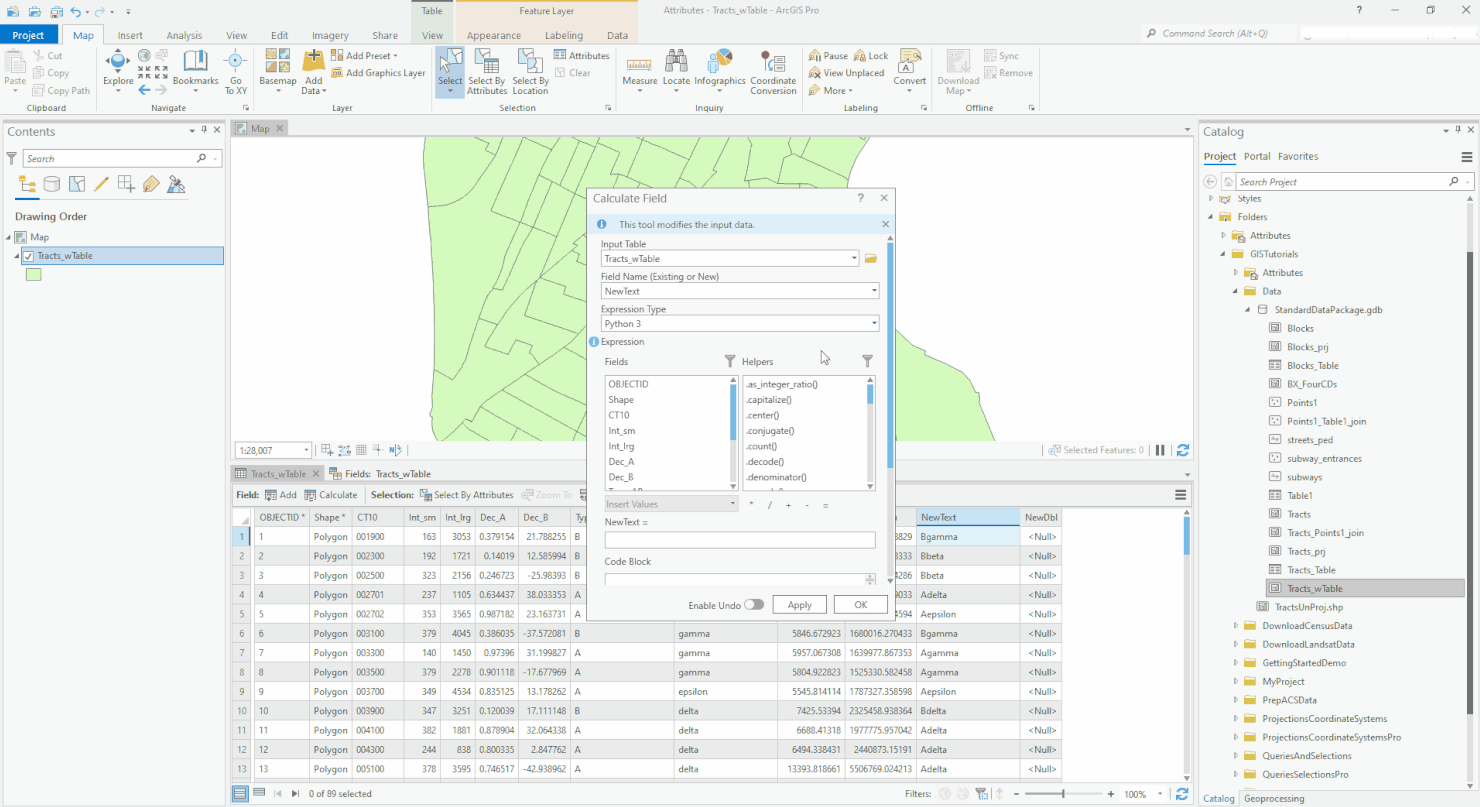 Calculating Percent Difference — mapping 101