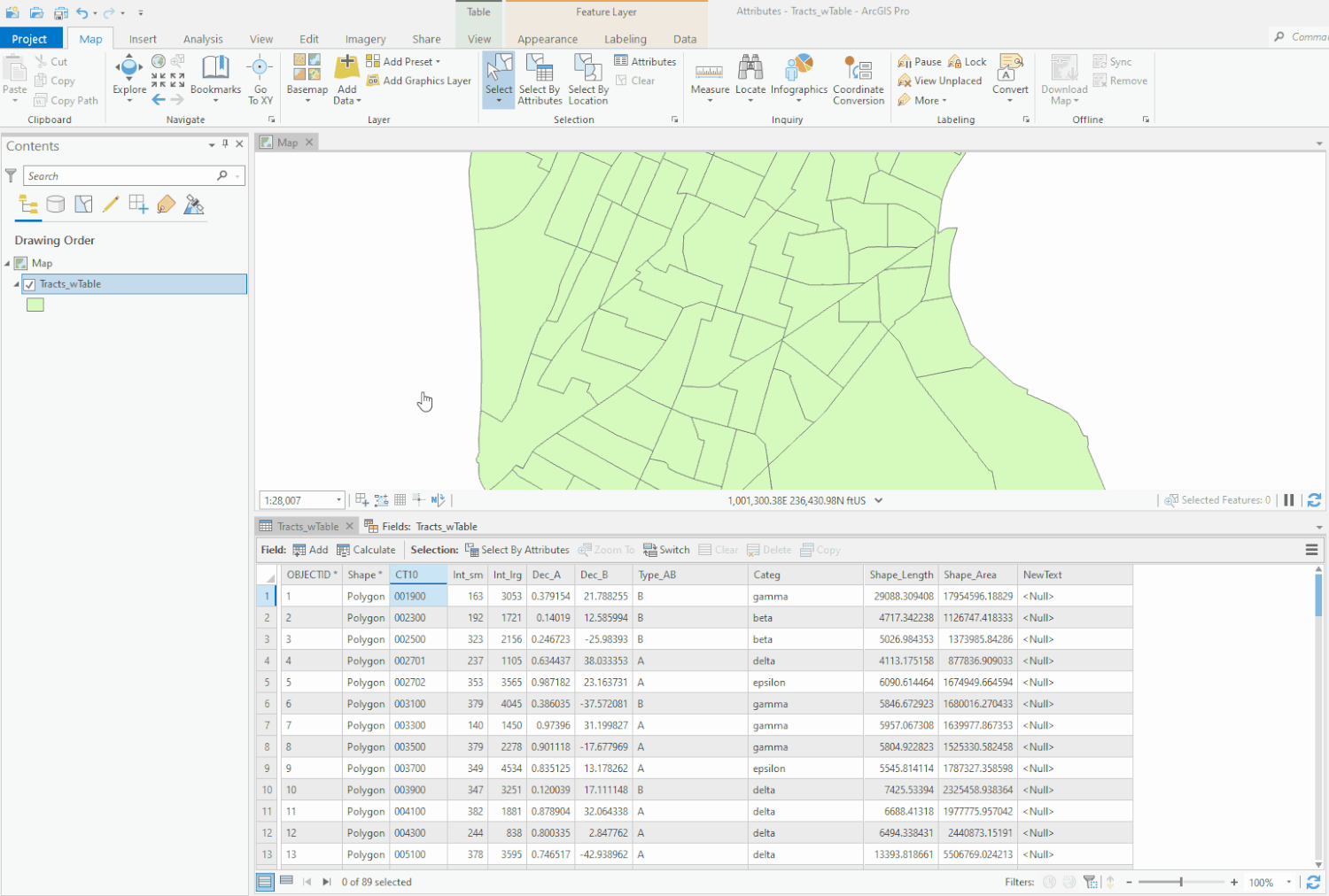 Adding & Calculating Fields in an Attribute Table — mapping 101