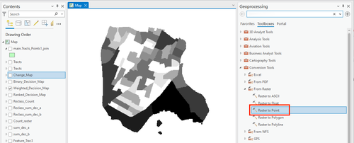 Converting Rasters to Point Features — mapping 101