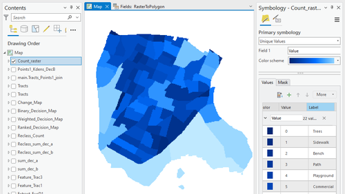 Categorical (Unique Values) Symbology for Raster Datasets — mapping 101