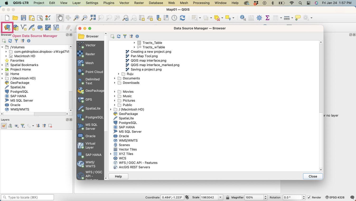 Adding and Ordering Layers in a Project — mapping 101