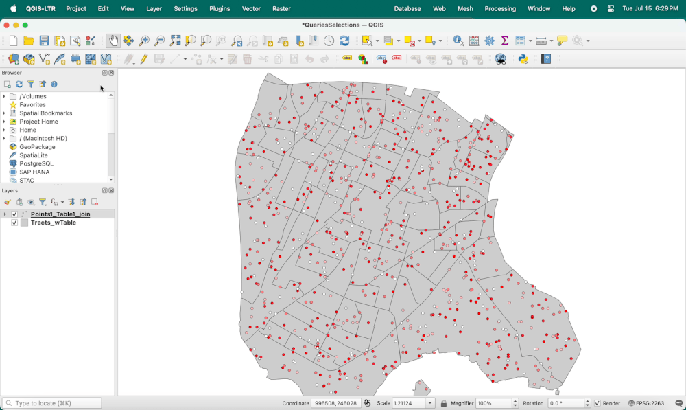 Labeling Features with Attributes — mapping 101
