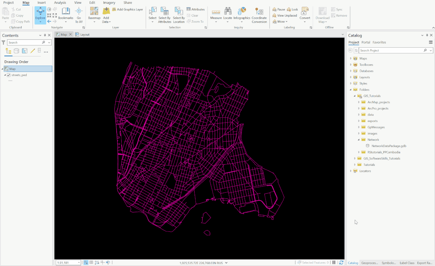 Creating an Esri Feature Dataset — mapping 101