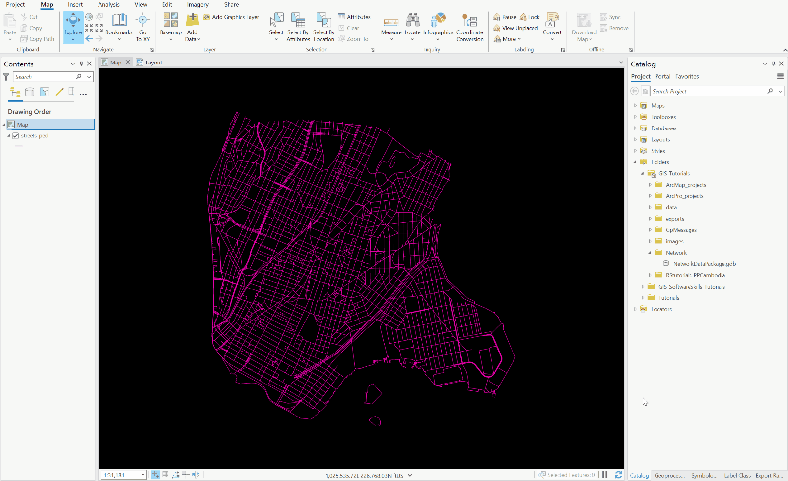 Creating an Esri Feature Dataset — mapping 101