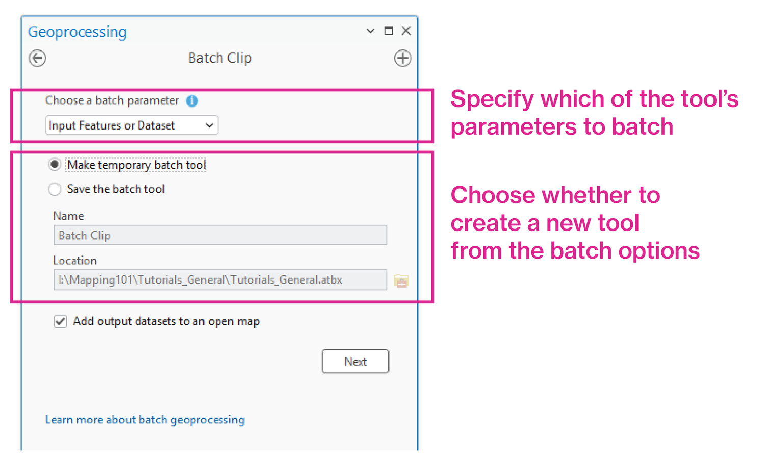 Batch Processing (almost) any tool in ArcGIS Pro — mapping 101