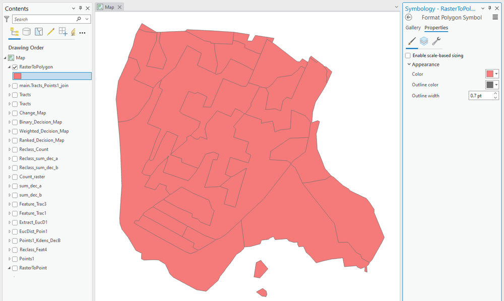 Converting Rasters to Polygon Features — mapping 101