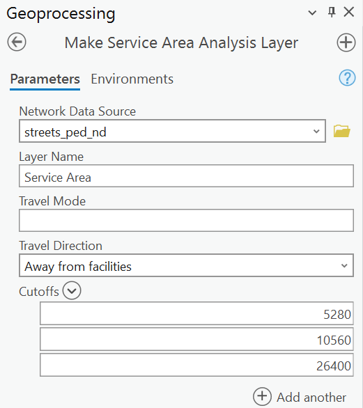 Making a Service Area Analysis Layer — mapping 101