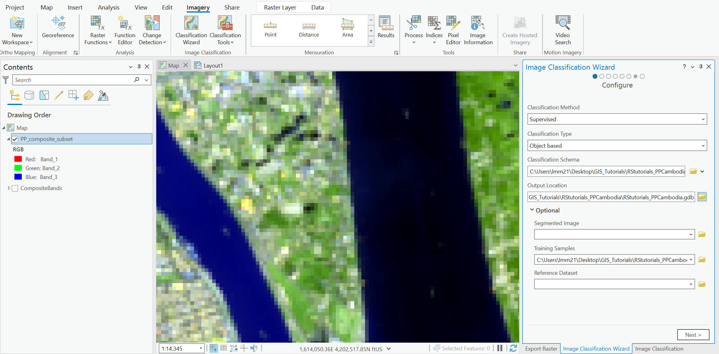 Using Esri’s Image Classification Wizard — mapping 101