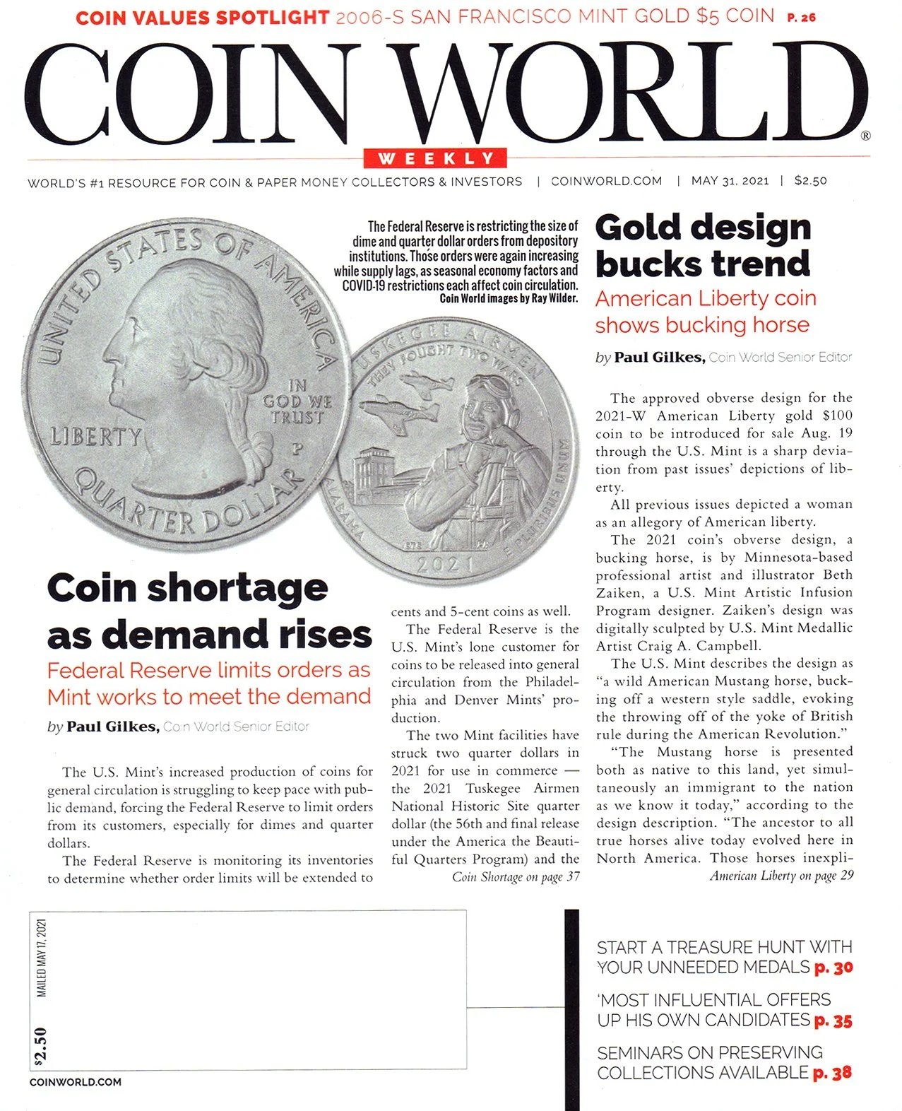 Coin World Weekly - Latest Coin News, Trends, and Collecting Insights ...